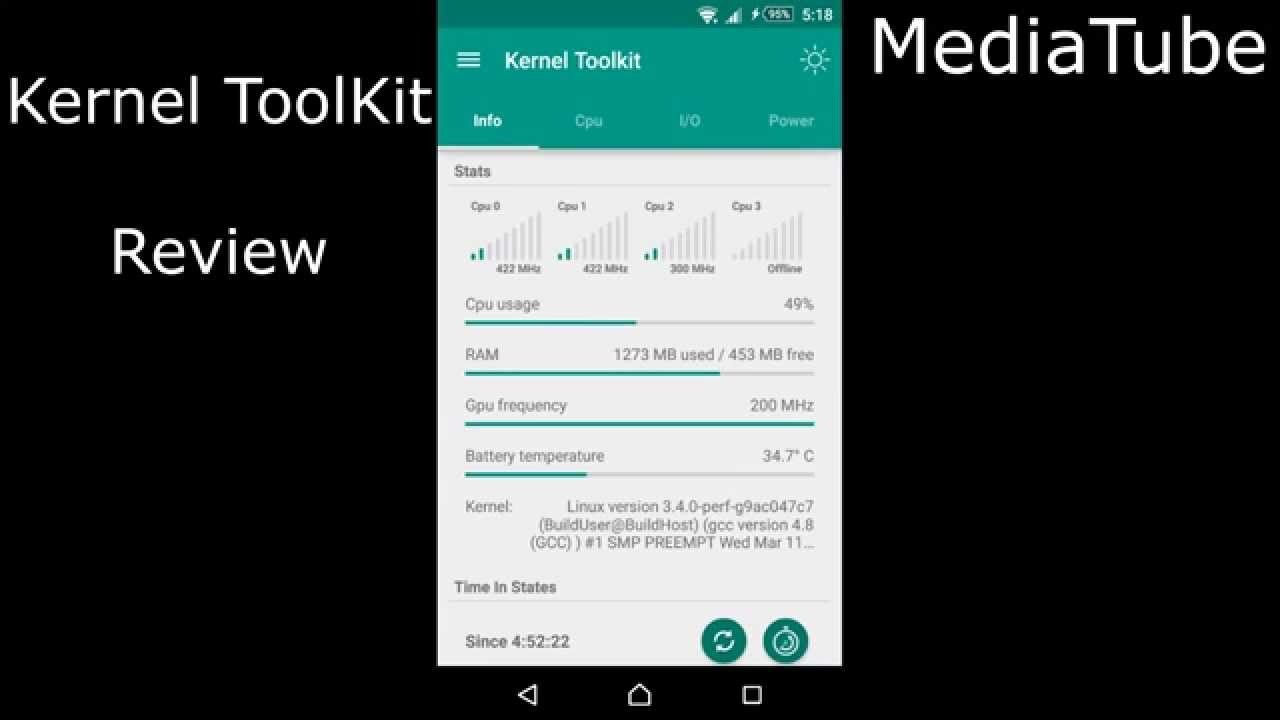 App Android Kernel Toolkit Review Sony Xperia Z1 Official 5.0.2 - YouTube