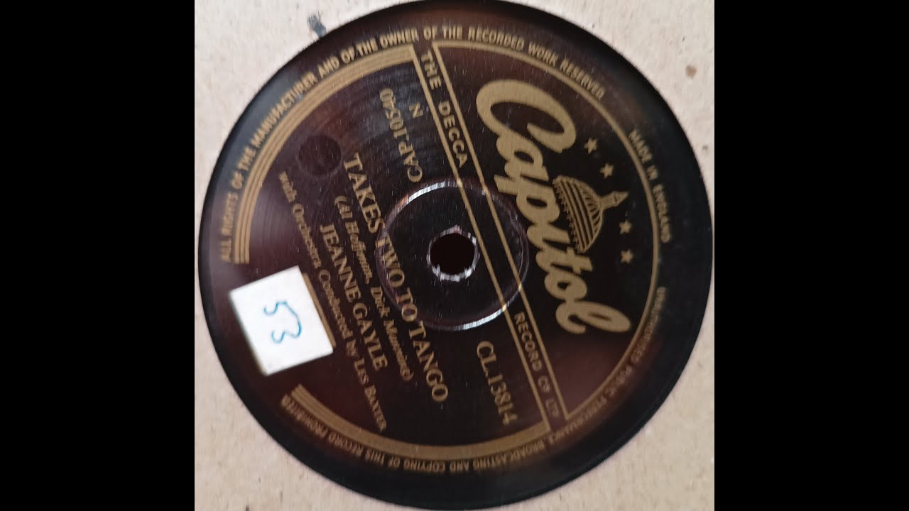 Takes Two To Tango - Jeanne Gayle - 78rpm - YouTube