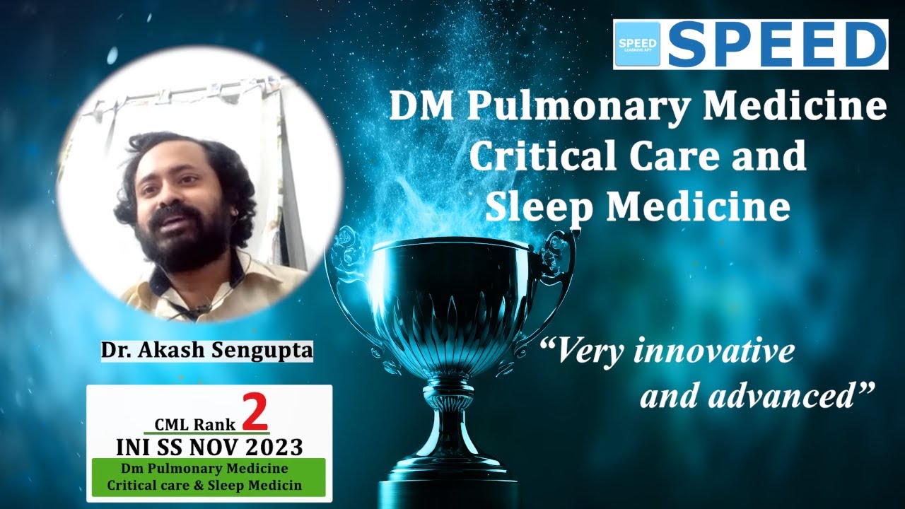 2nd Rank CML, DM Pulmonary Medicine, Critical Care and Sleep Medicine ...