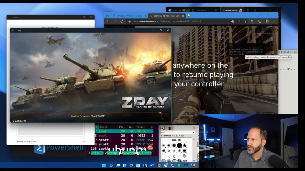 First Look at Android Apps on Windows 11, plus Linux Apps, running side ...