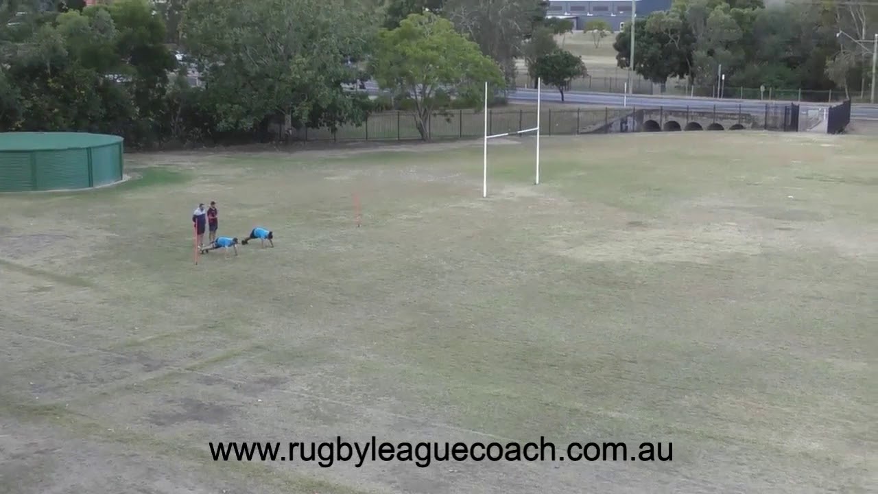 Rugby League Fitness Bear Crawl - "Shape Up or Ship Out!" - YouTube