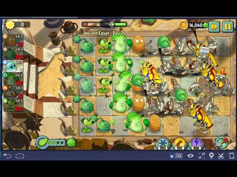 plants vs zombies 2 (angry fruits 2) - YouTube