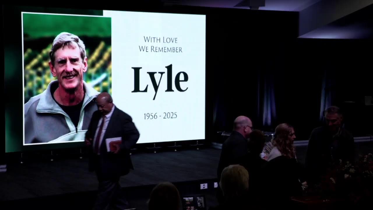 In Loving Memory of LYLE LAWRENCE - FINAL SERVICE - YouTube