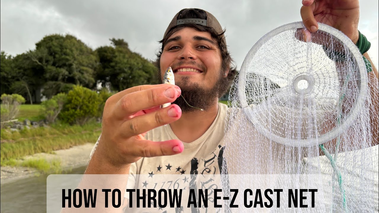 HOW TO THROW AN E-Z THROW CAST NET - YouTube