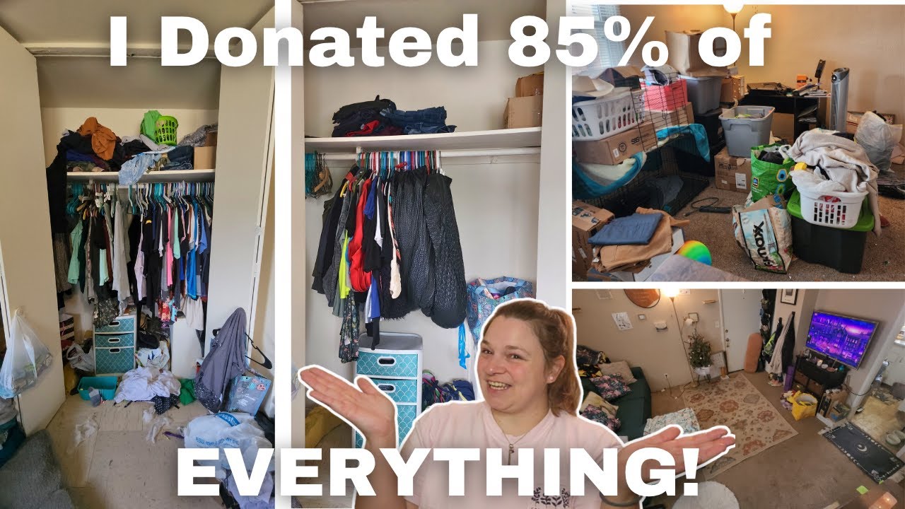 HOW I DECLUTTERED 85% of my Stuff! | Realistic Decluttering Tips - YouTube