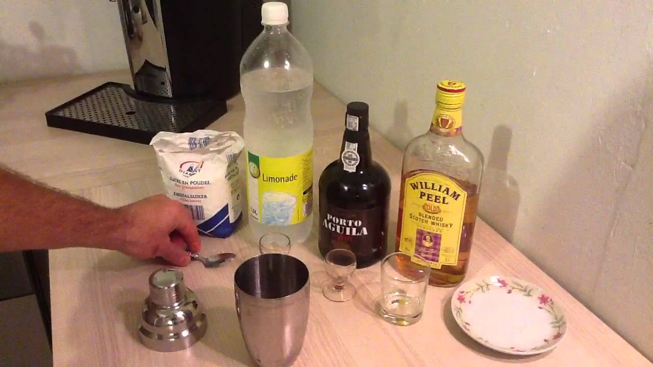 Faire un cocktail Sangaree - Recette de boisson alcoolisée - YouTube