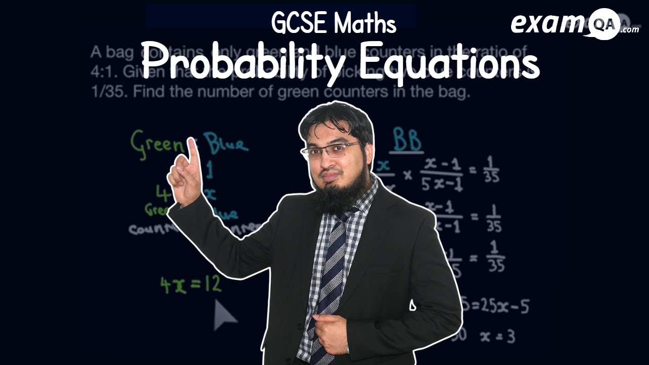 Probability Equations | GCSE Maths - YouTube