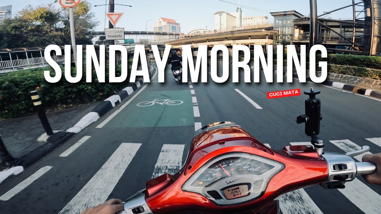 SUNDAY MORNING VIBES: RIDING, RELAXING, REFRESHING - VESPA SPRINT IGET‼ ...