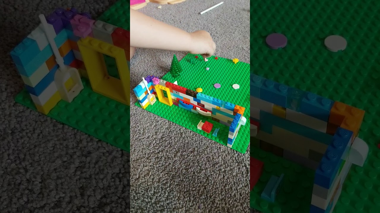 Dot and the Lego rainbow house - YouTube