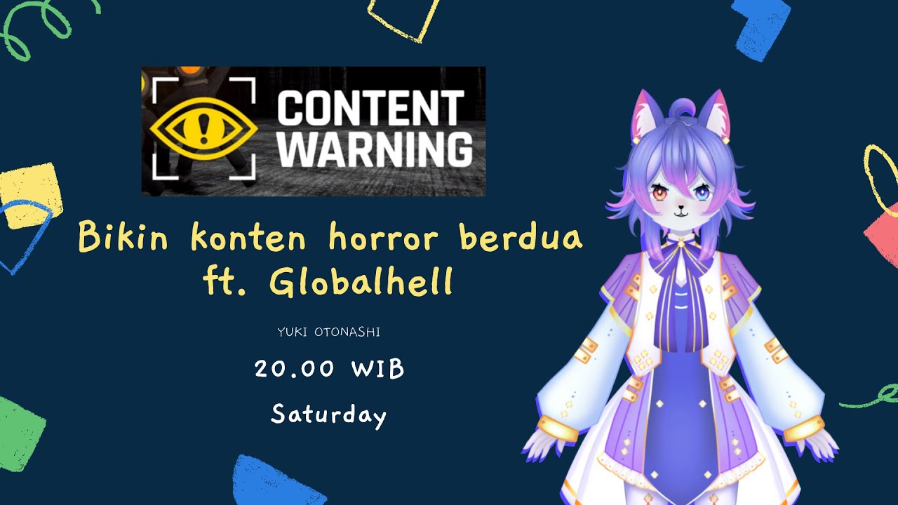 #gameyuk Content Warning | Jadi Vtuber Horror gaes - YouTube