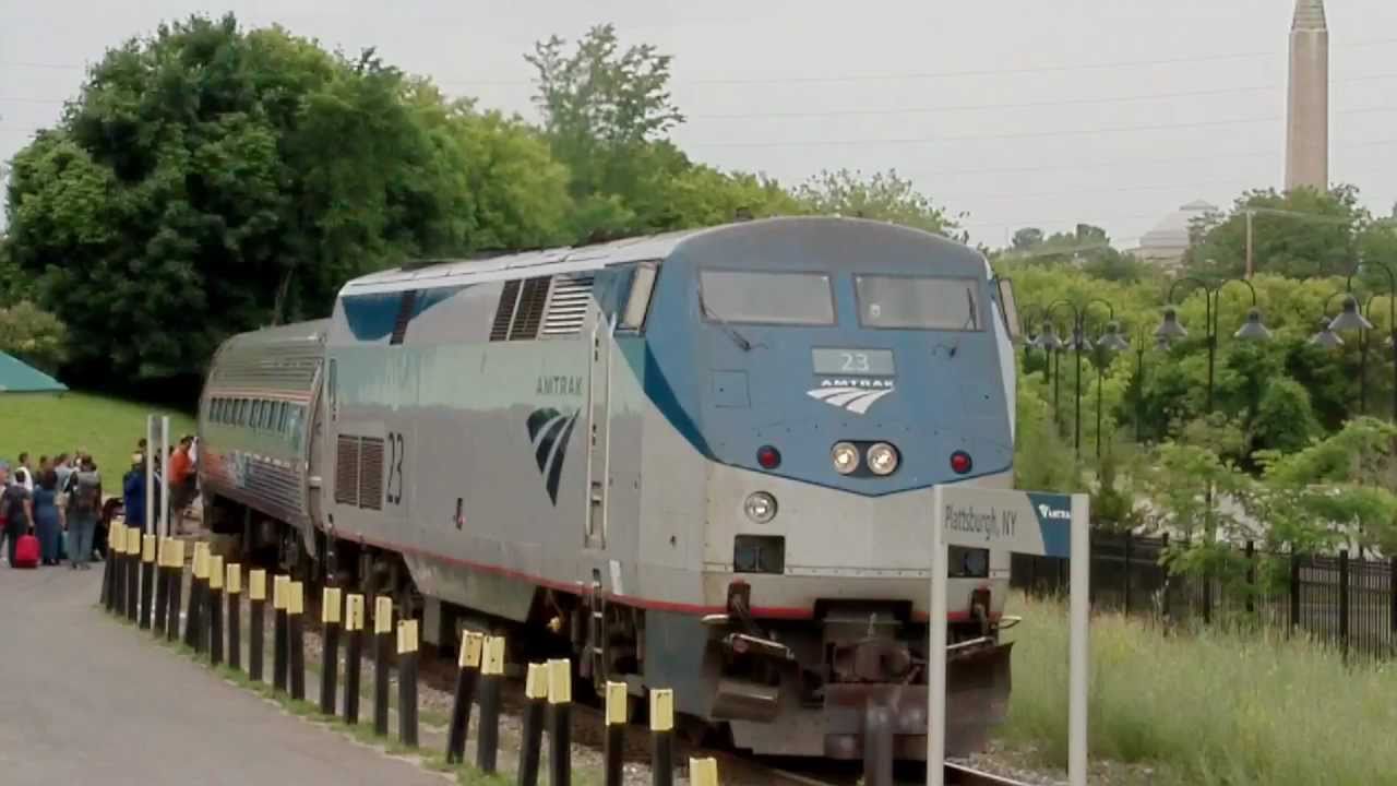 Railfanning Amtrak # 68 - 3 cameras - Public Domain - YouTube