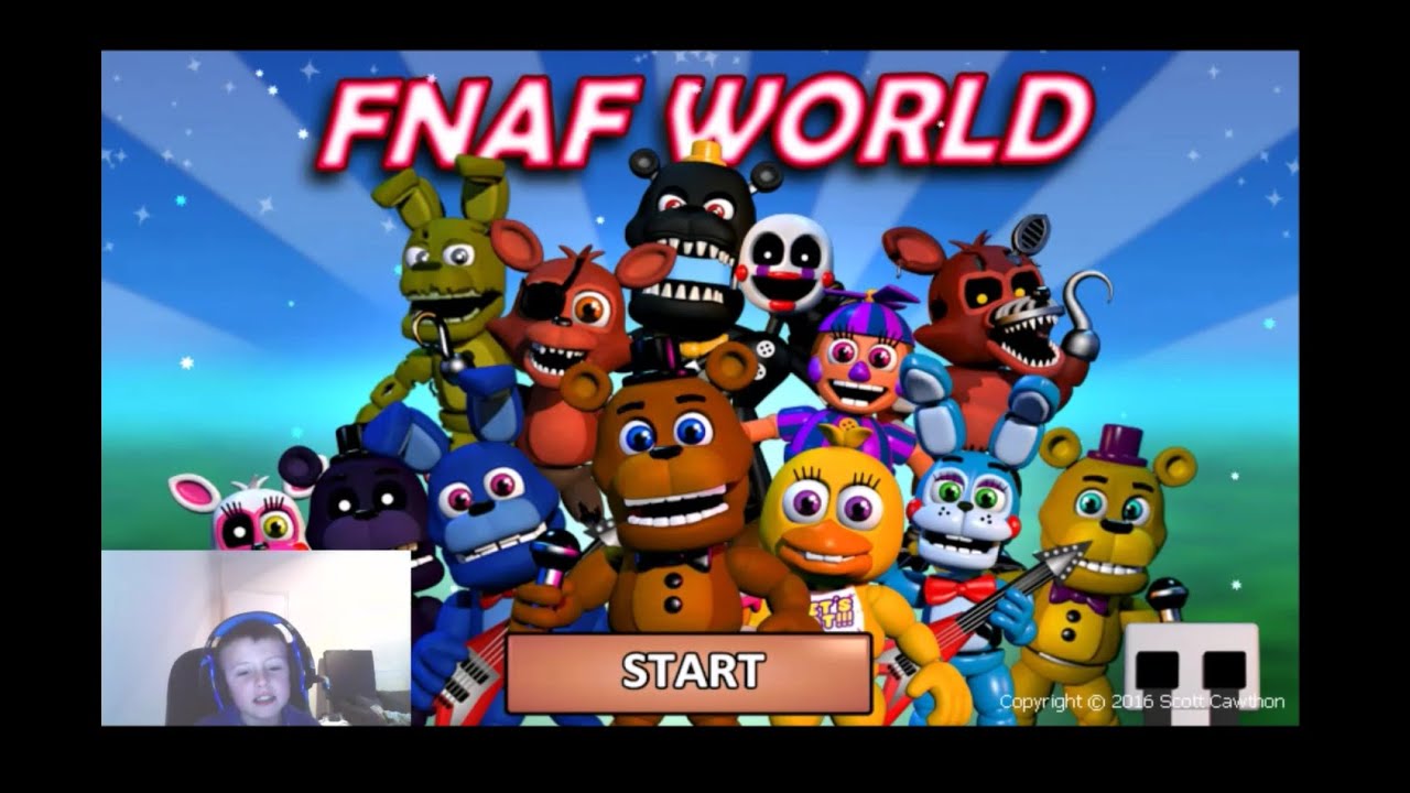 Daniel's first Gaming Video - FNaF World!!!! - YouTube