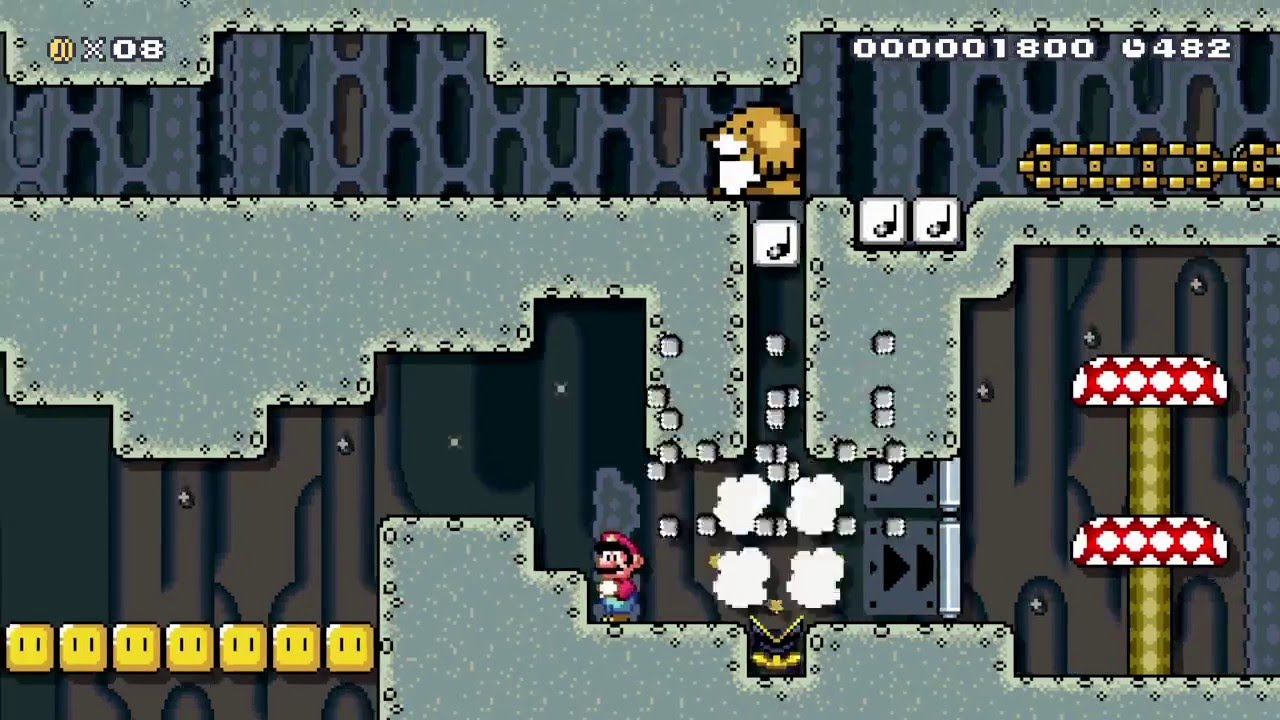 Ace Team: Mario & Mega Mole by Xeze - SUPER MARIO MAKER - No Commentary ...