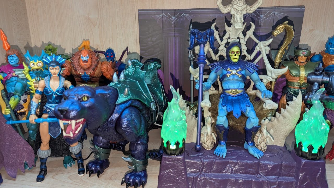 masters of the universe Masterverse New Eternia Panthor figure. quick ...