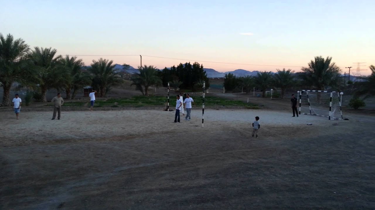 Football match in masafi - YouTube