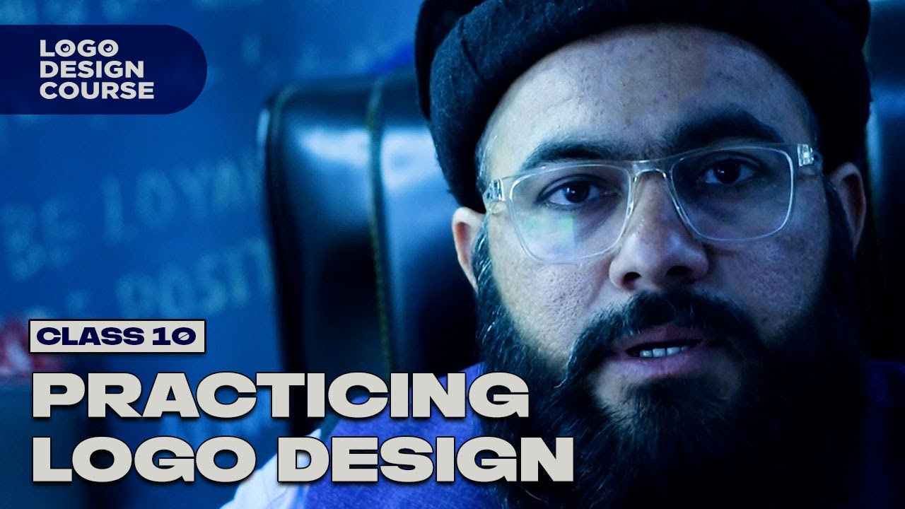 Clothing Brand Logo Design Practice | Class 10 | Logo Design Course in ...