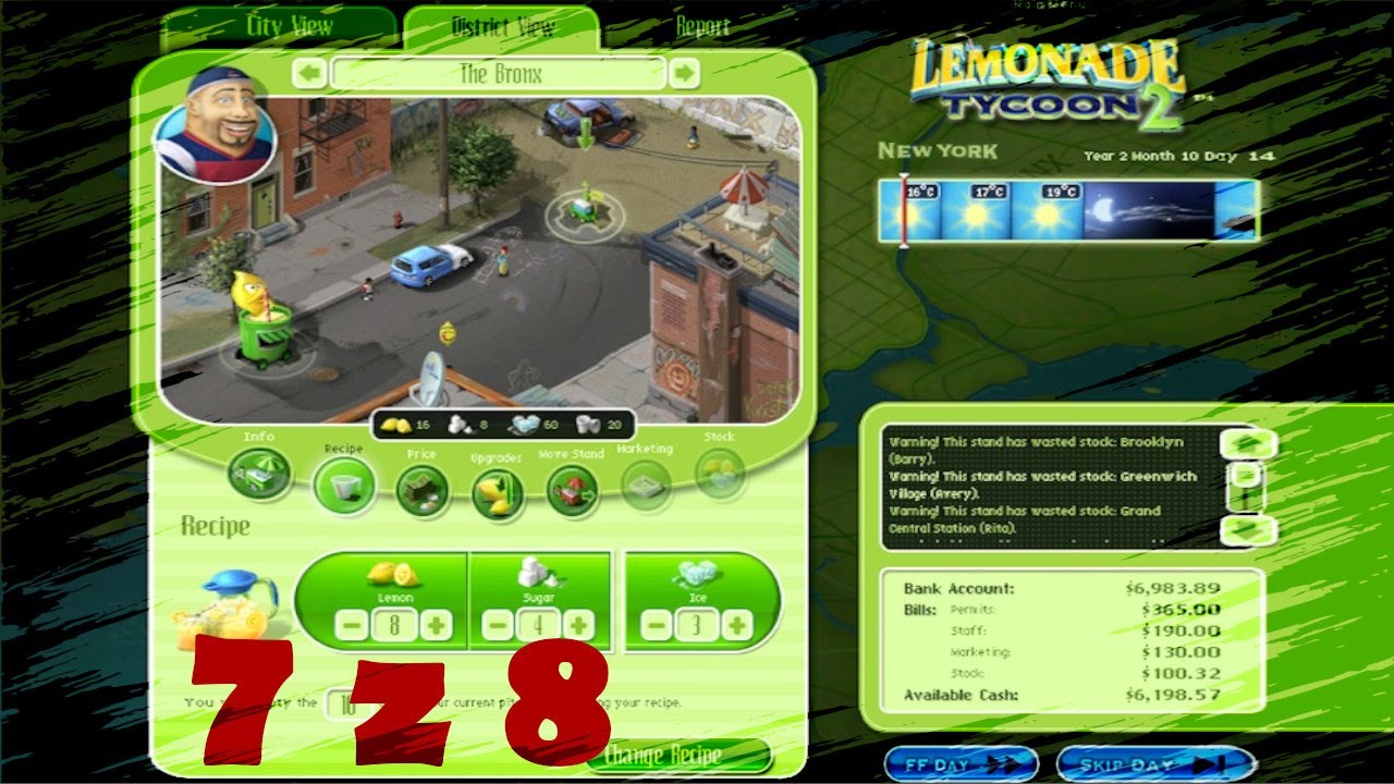 Lemonade Tycoon 2: New York: Odc.07 - YouTube