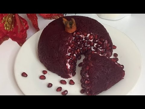 nar salatı .pomegranate salad. гранатовый салат - YouTube
