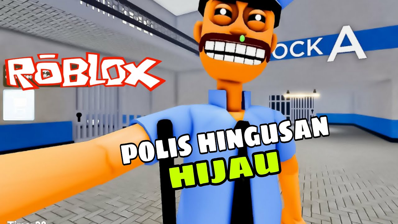 Lari Dari Polis Hingusan Hijau - Epic Prison Breakout (Roblox) - YouTube