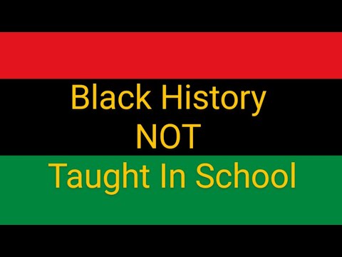 Black History NOT Taught In Schools - Day #34 - YouTube