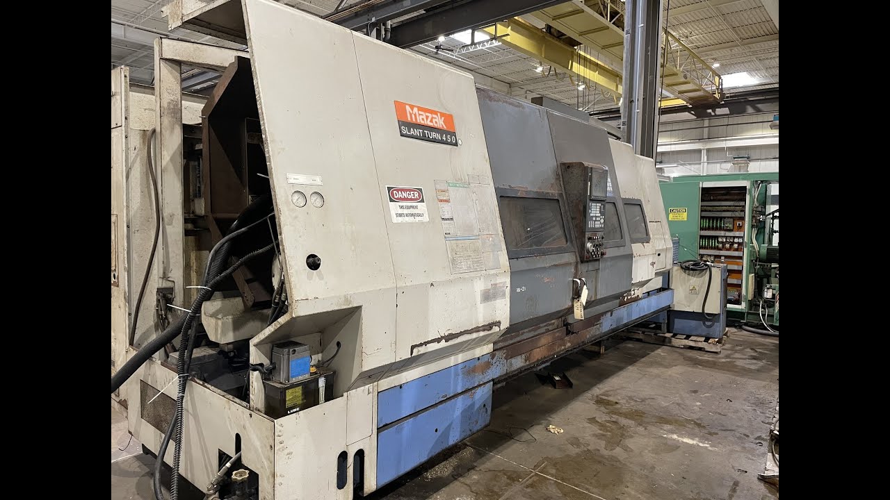 Mazak Slant Turn 450/2000 2 Axis Slant Bed CNC Lathe For Sale From ...