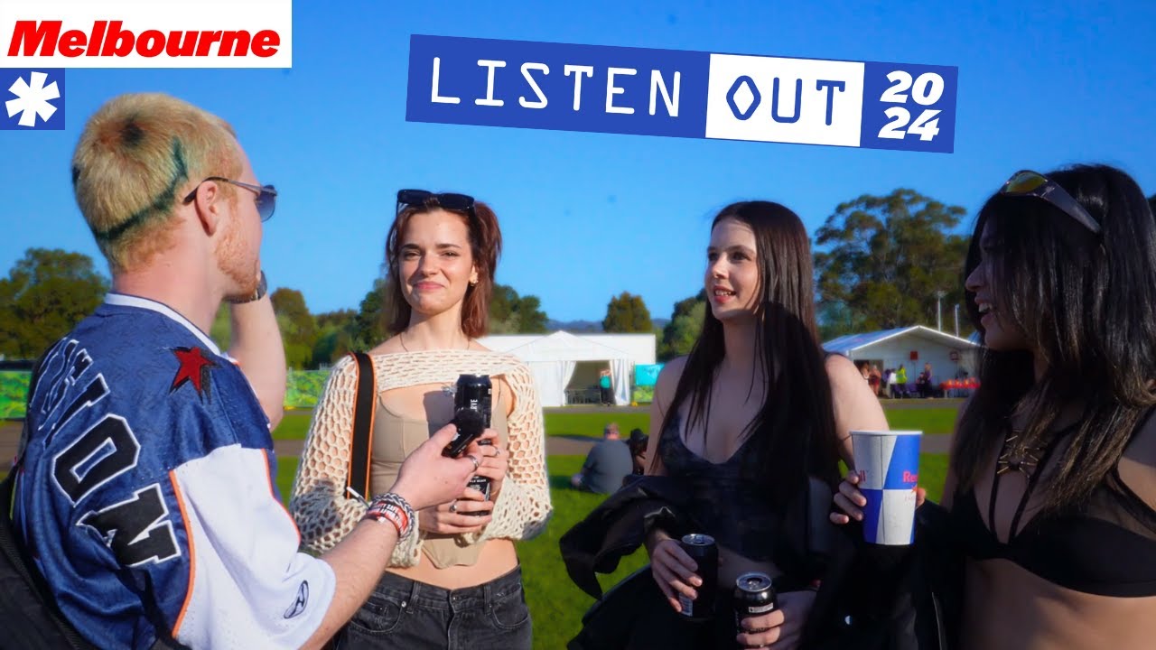 INTERVIEWS AT LISTEN OUT 2024 - YouTube