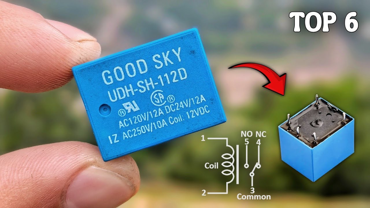 6 Awesome Electronics Projects Using Relay [DIY] - YouTube