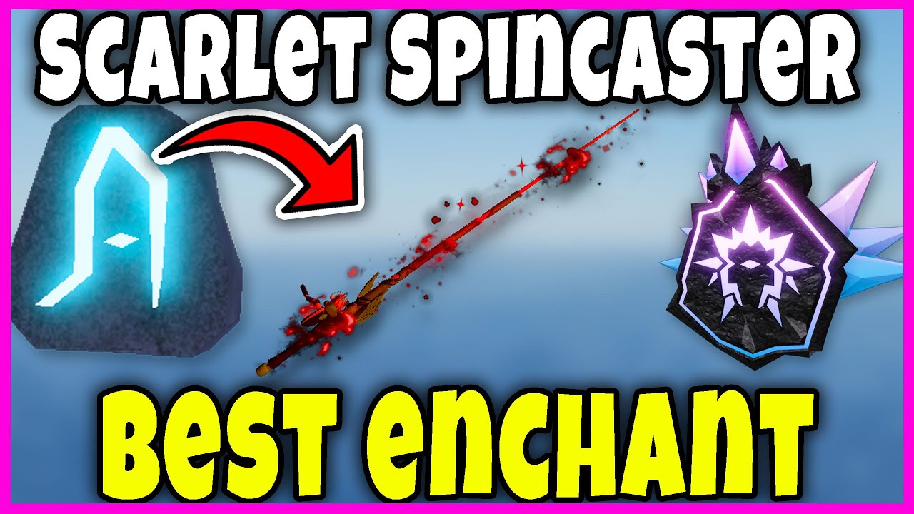 BEST ENCHANT for SCARLET SPINCASTER ROD [FISCH] - Roblox - YouTube