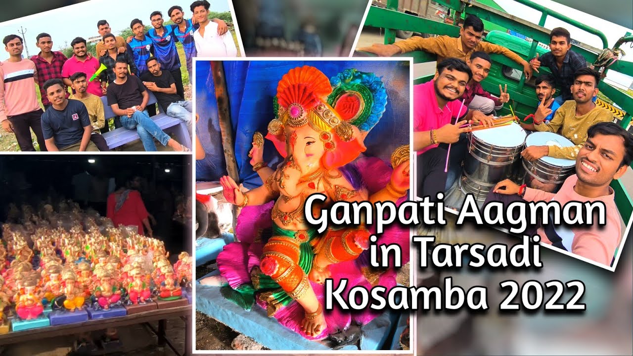 Ganpati Aagman in Tarsadi | Kosamba | 2022🤩🐀🙏🏻 - YouTube