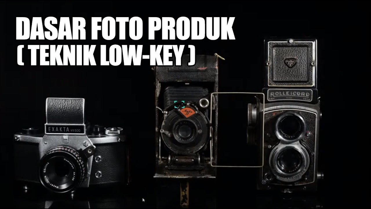 Dasar Fotografi produk (teknik Lowkey) - YouTube