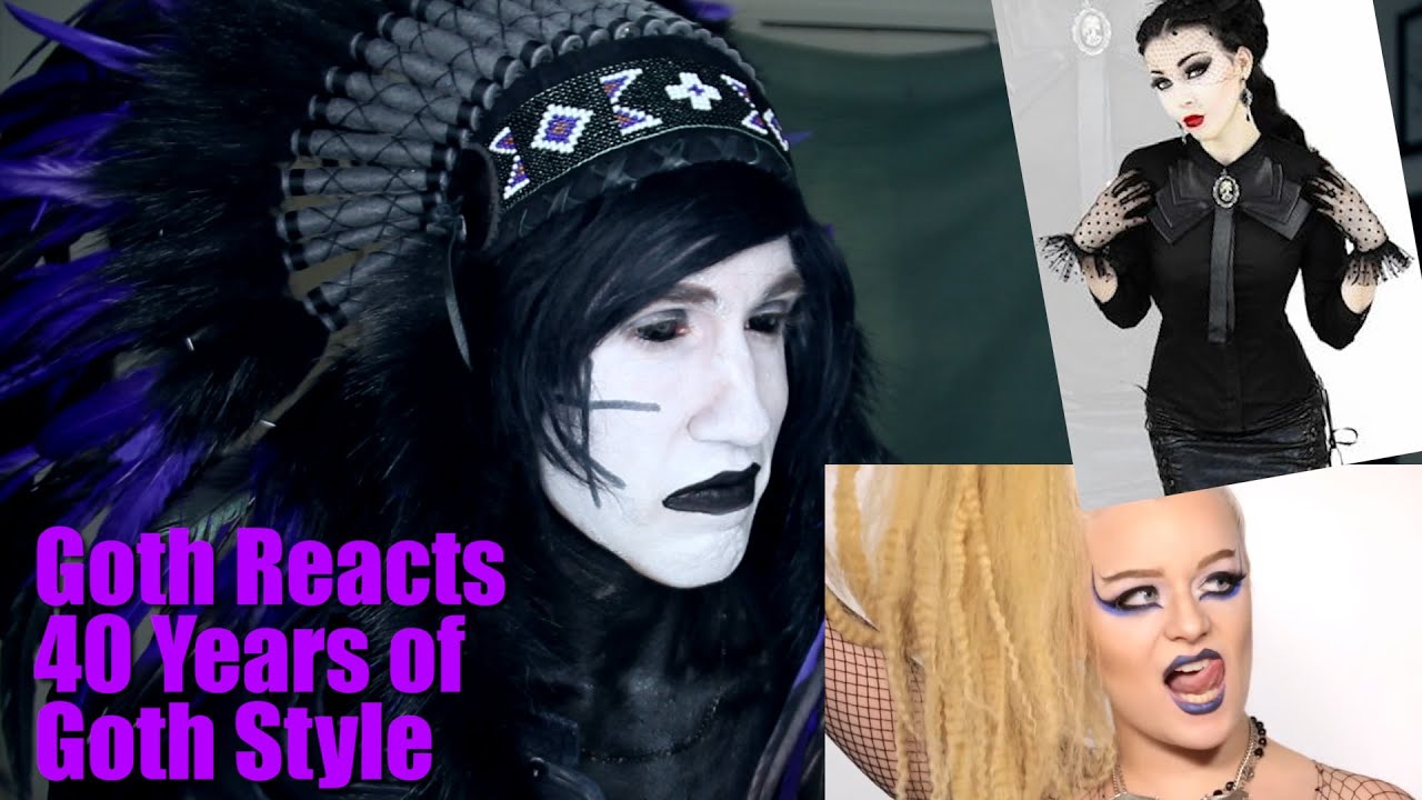 Goth Reacts to 40 Years of Goth Style (in under 4 minutes) - YouTube