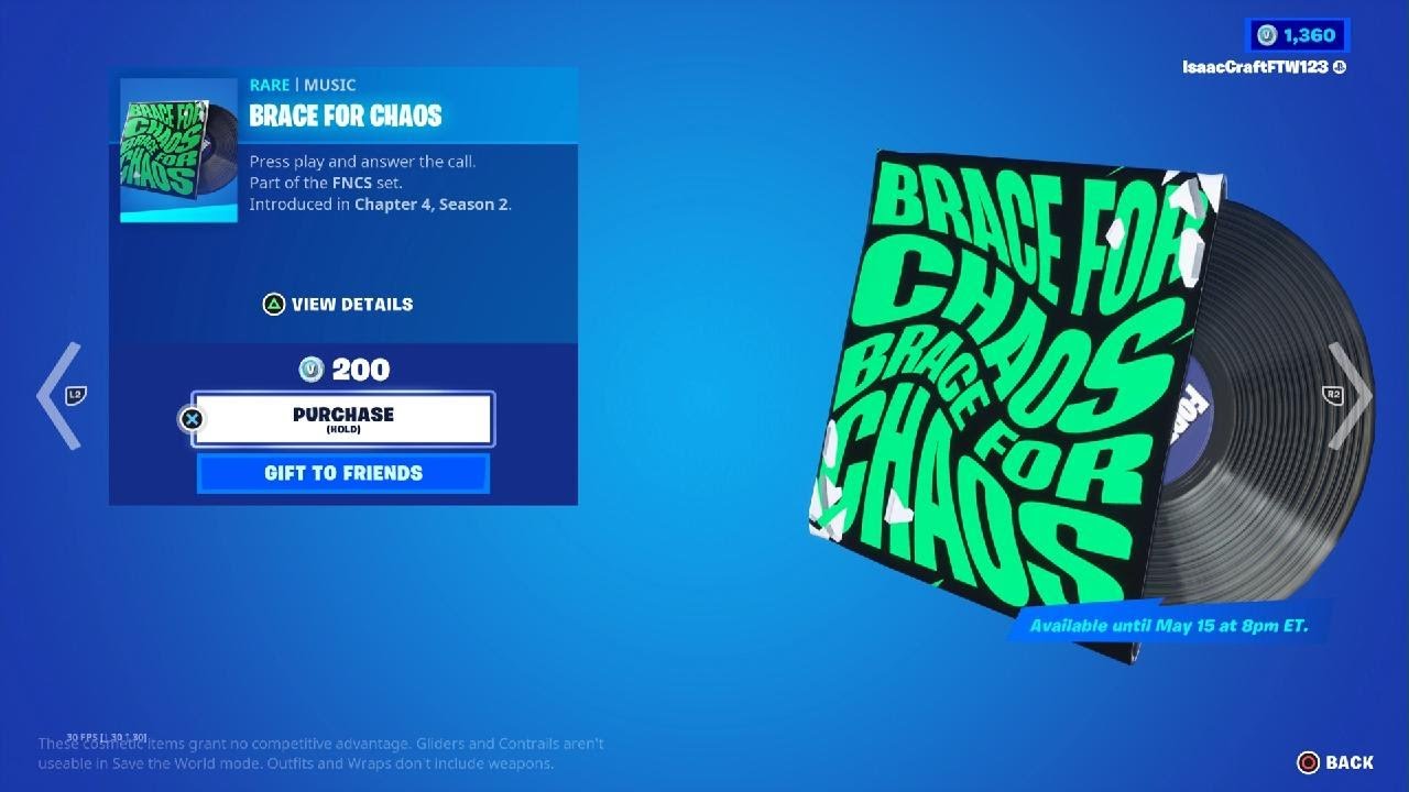 Fortnite New Limited Time FNCS Full Lobby Music Extended Version - YouTube