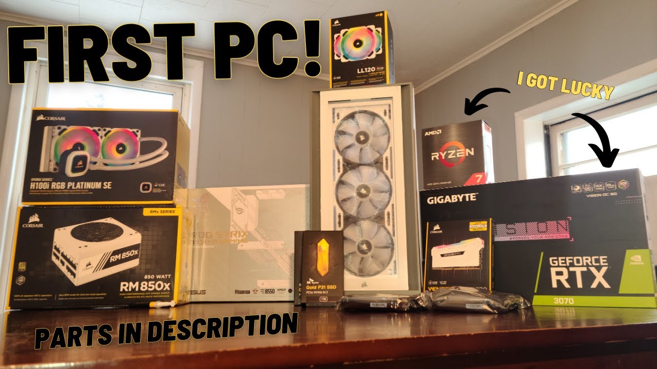 *FIRST* PC Build! RTX 3070 and 5800X! - YouTube