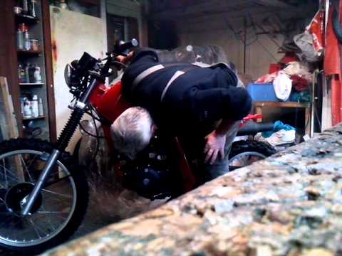 honda xl250R MD03 FIRST START after rebuild - YouTube