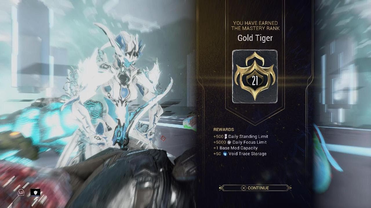 Warframe Mastery Rank 21 Test - YouTube