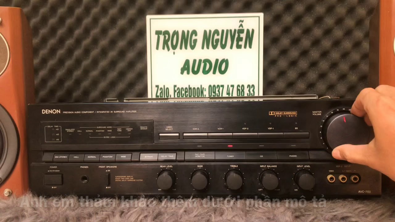 (6/5) hàng về Amply Denon AVC-700 nội địa Nhật, Giá:⛔️2.300.000⛔️, Lh ...
