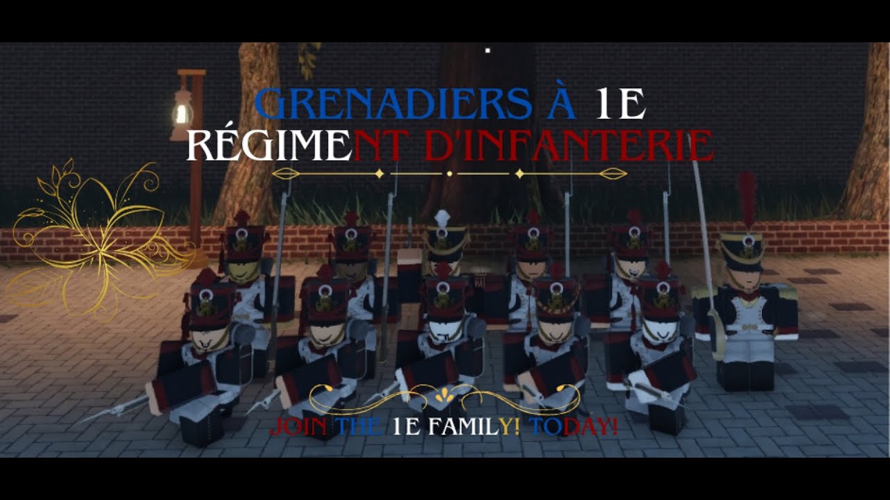 GRENADIERS À 1E RÉGIMENT D'INFANTERIE - NATIONALS - YouTube