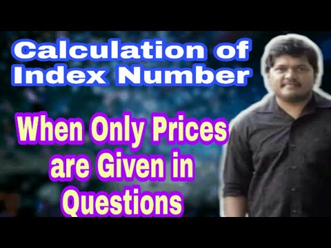Simple Index Number | Index Number | Business Statistics | B.Com ...