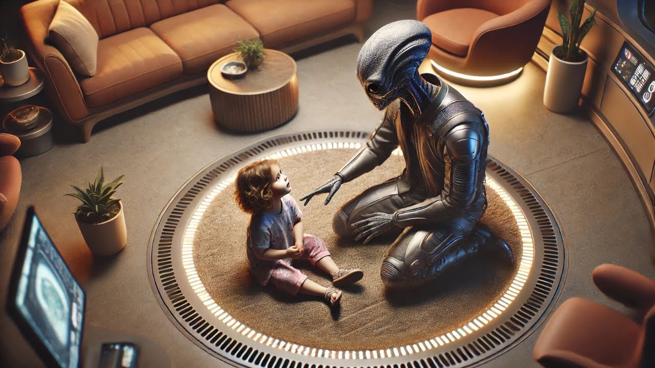 Human Mother Leaves Daughter ALONE WITH HER Alien UNCLE and when she sees images recorded by a ...