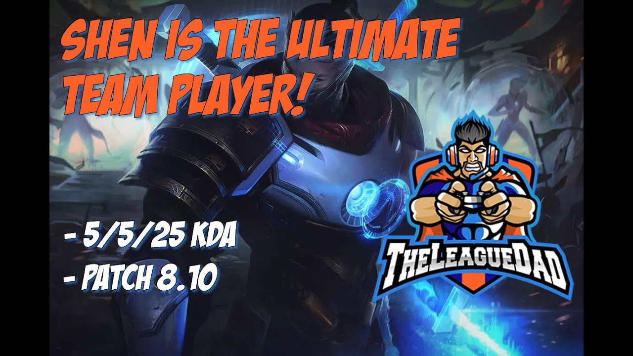 Shen Is The ULTIMATE Team Player!- 5/5/25 KDA, Patch 8.10 - YouTube