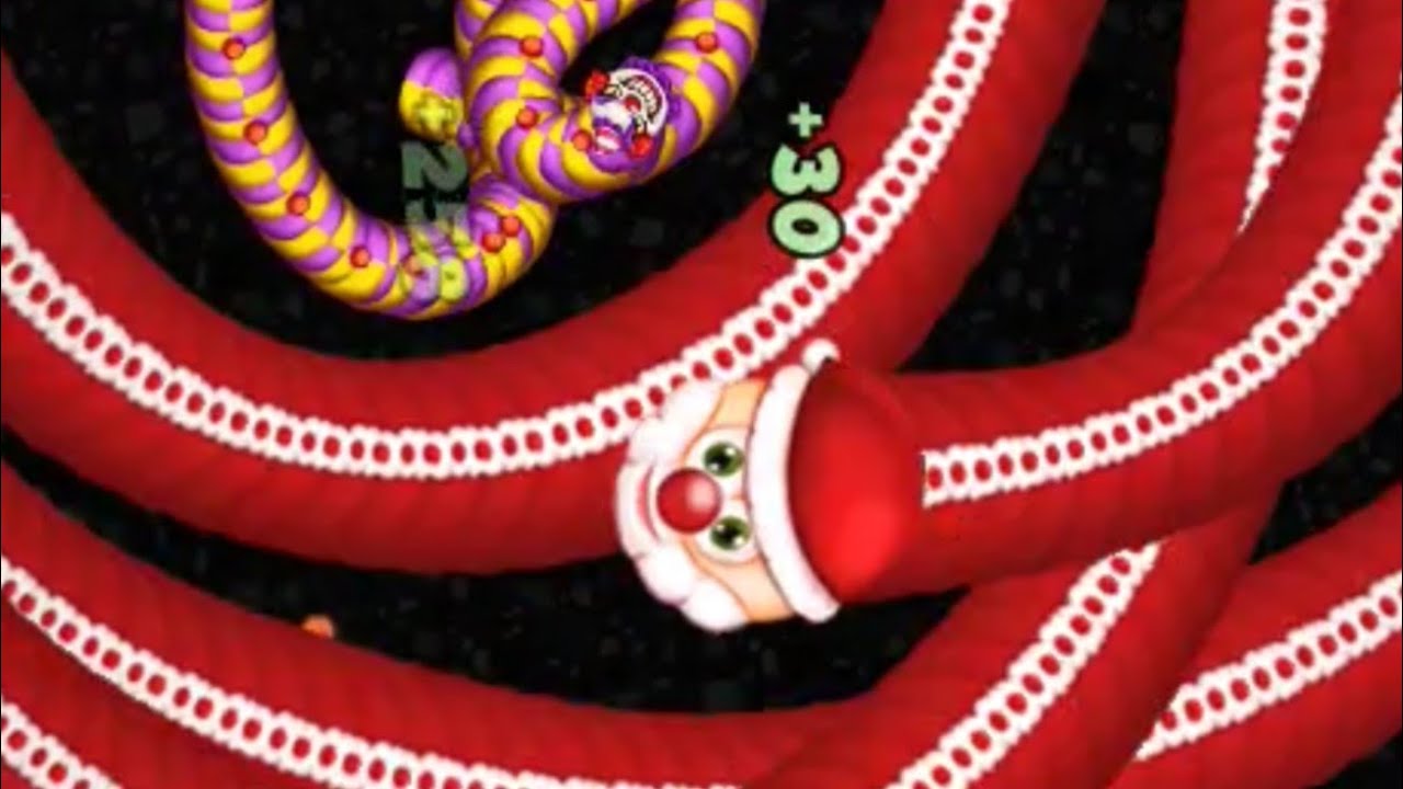 Worms Zone Santa Worms Best Magic Game - YouTube