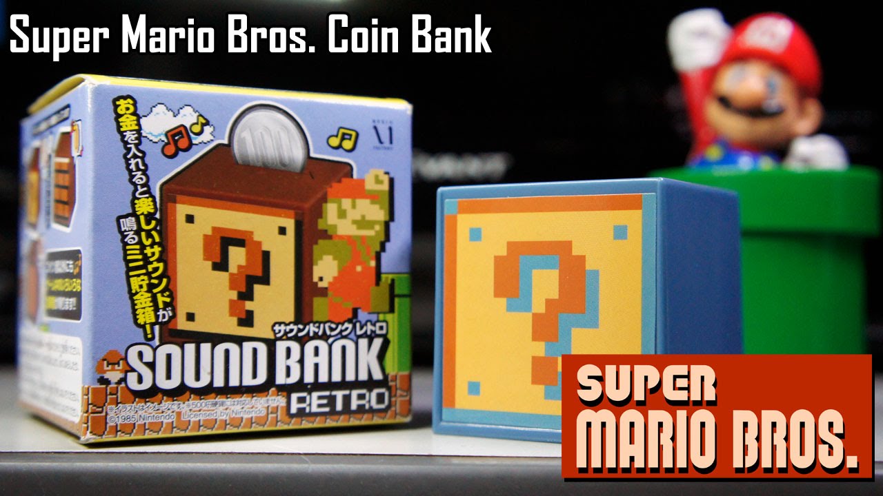 Super Mario Bros. Sound Bank Retro Coin Bank | Too Much Gaming - YouTube
