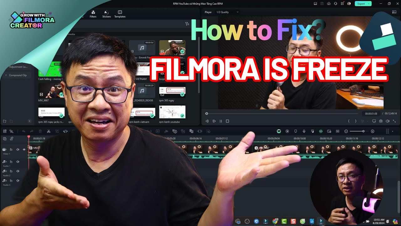 Filmora 13 is Freezing and How to Fix it - YouTube