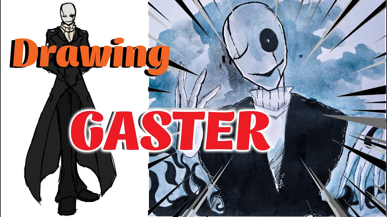 Drawing Gaster | How to draw Gaster Undertale | Vẽ Gaster Undertale ...