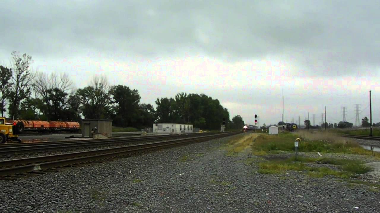 Amtrak 37 Leads Amtrak 353 At Pine Junction 9-19-13 - YouTube