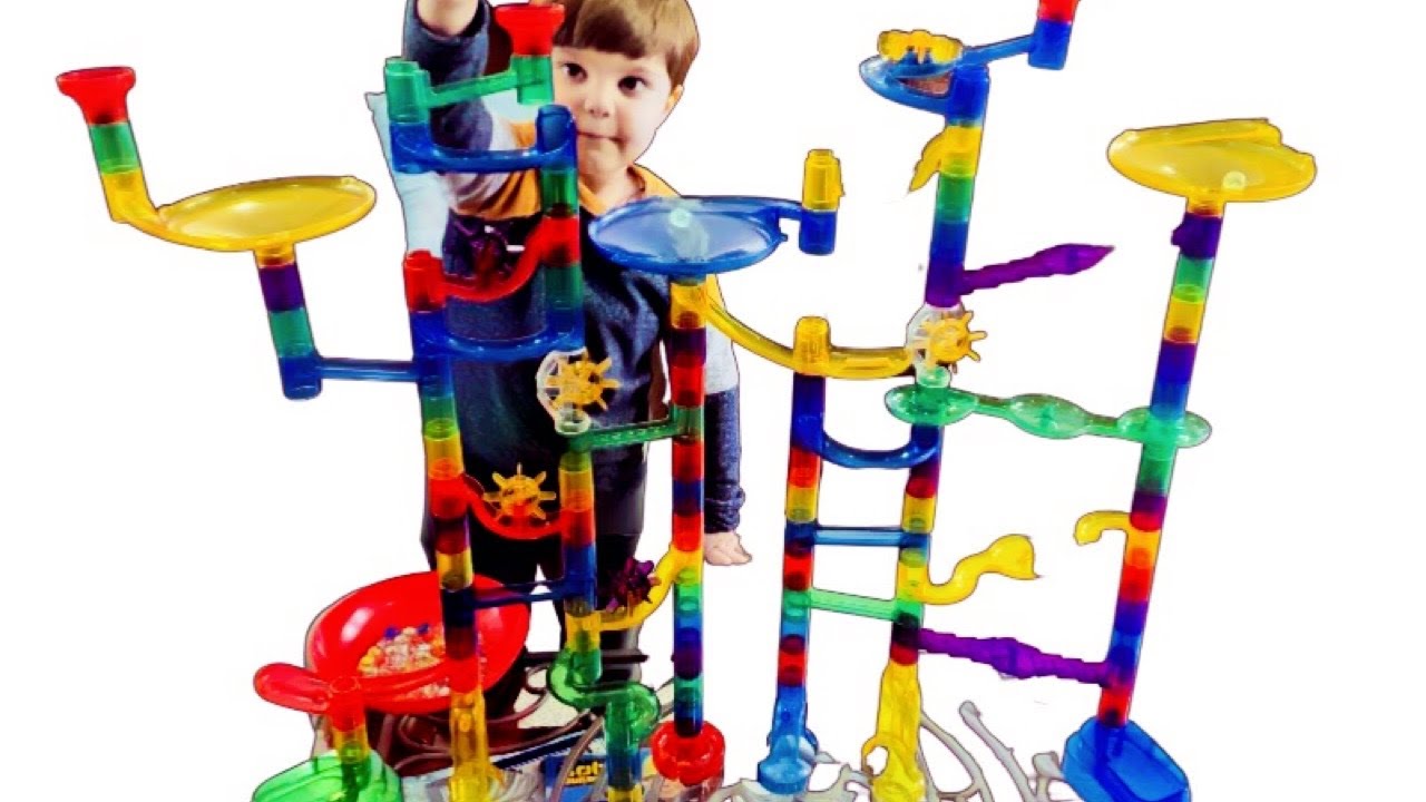 Marble Genius | Marble Run Super Set 150 pieces | Rami made a Marble ...