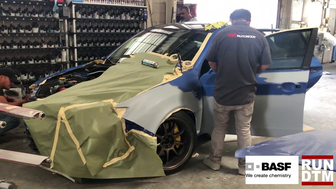 Subaru WRX STI Varis Widebody Color Change | DTM Autobody - YouTube