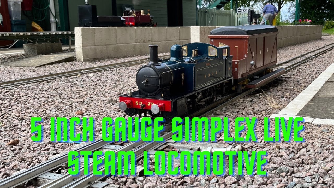5 Inch Gauge Simplex 060 live steam locomotive #train #railway #travel ...