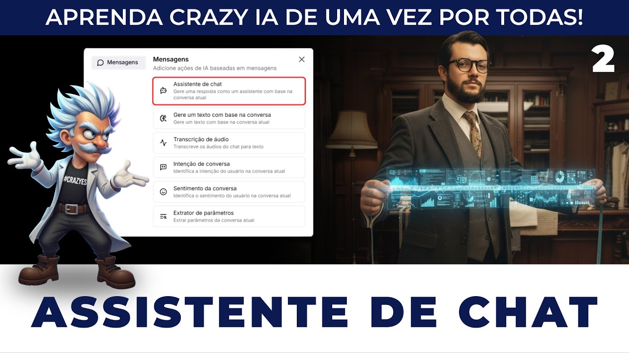 Aprenda a Usar o Assistente de Chat da Crazy IA! - YouTube