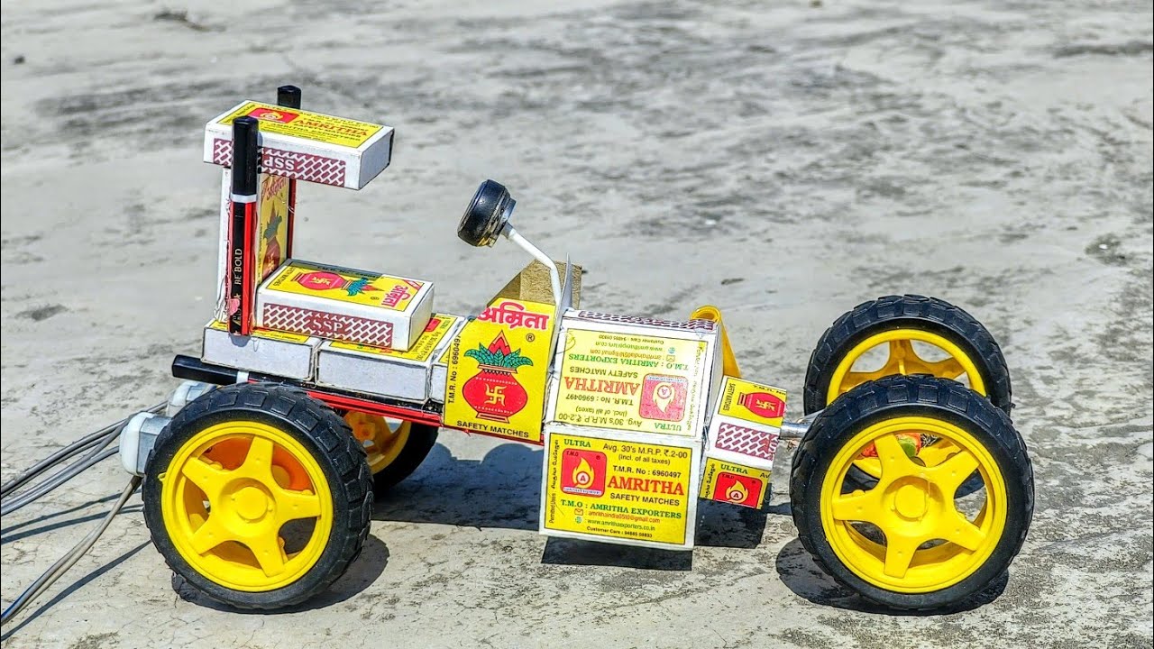 how to make Matchbox amazing tractor 🚜🚜 at home || Amazing Diy Matchbox ...